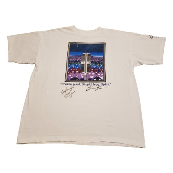 Cronies | Shirts | Cronies Bruce Baum Ss Tshirt Tee White Multi Mens Xl ...